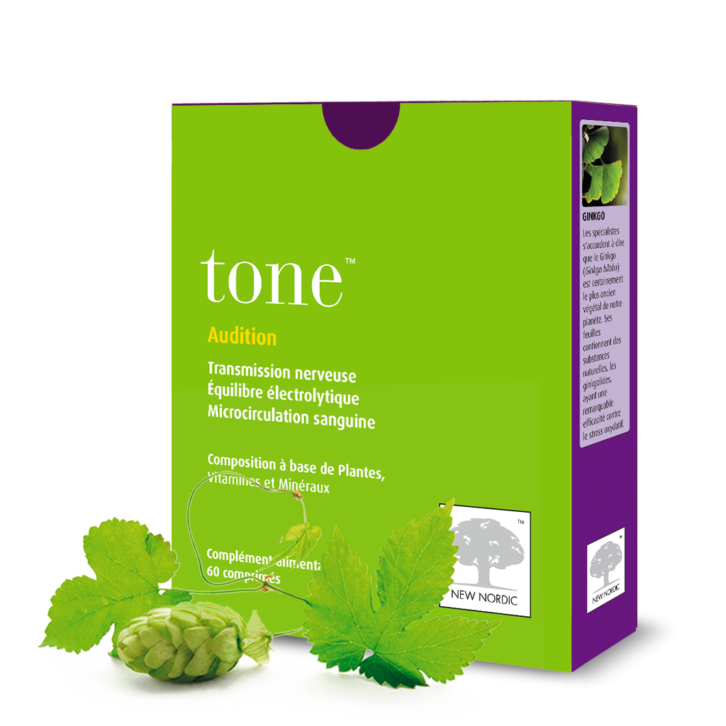 Tone, Pour lutter contre les bruits et sifflements d'oreille - Vitalco